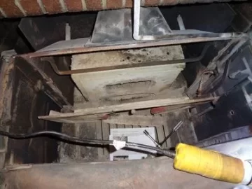 Jotul Firelight model 12 - Doing the repair, Just about complete | Page ...