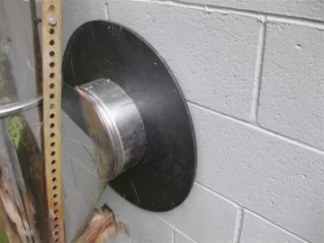 Best way to seal up masonry around a chimney thimble? | Hearth.com ...