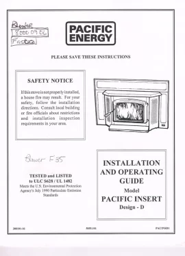 Flame Shield for Pacific Energy Model Pacific Insert Design-D | Hearth ...