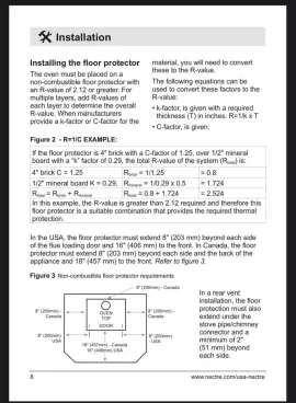 Hearth Width: NFPA 211 vs. Manual | Hearth.com Forums Home