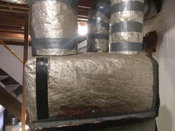 Replacing a Riteway 37 with a Drolet Heat Commander. Here we go ...