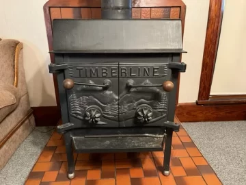 Value and disassembly of Timberline Double Door Wood Stove | Hearth.com ...