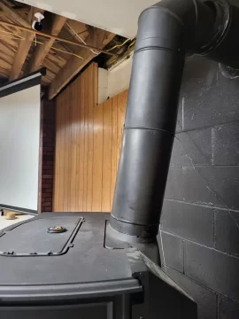 Stove Pipe Oval to Round Connector on Defiant | Hearth.com Forums Home