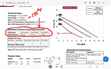 Taco 009-F5 oversized for my application? | Hearth.com Forums Home