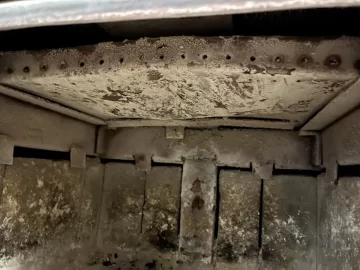 Hole in rear baffle tube - wood insert | Hearth.com Forums Home