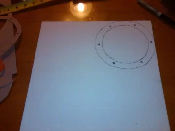 Make your own Combustion Blower Hi Temp Lytherm Gasket from Sheet ...