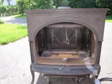 Jotul Firelight model 12 repair or replace - Doing the repair | Hearth ...